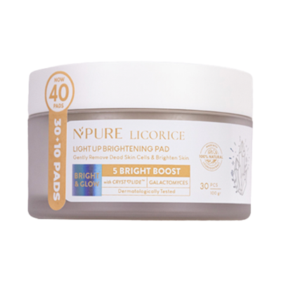 PROMO Npure Licorice Light Up Brightening Pad FREE ONGKIR