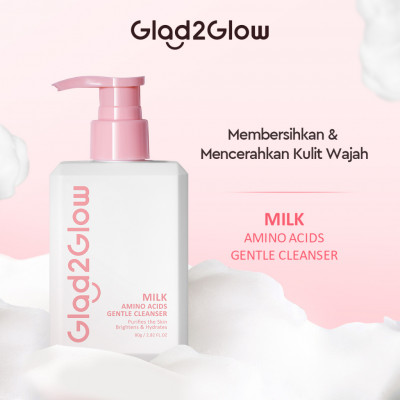 Jual Glad2glow Milk Amino Acids Gentle Cleanser Termurah September 2024 ...