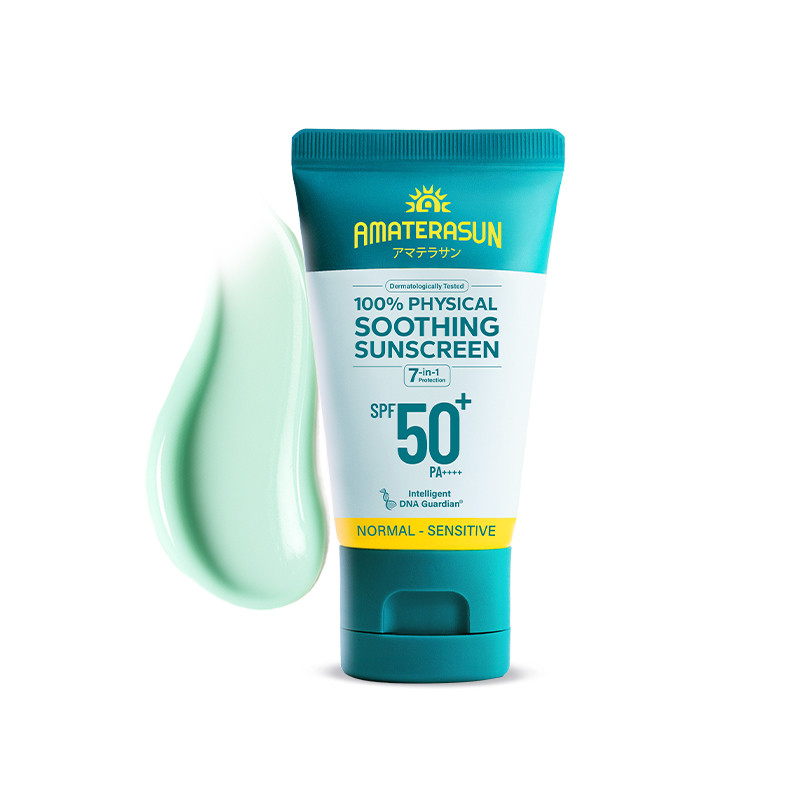 Promo 100% Physical Soothing Sunscreen SPF 50+ PA++++ FREE ONGKIR