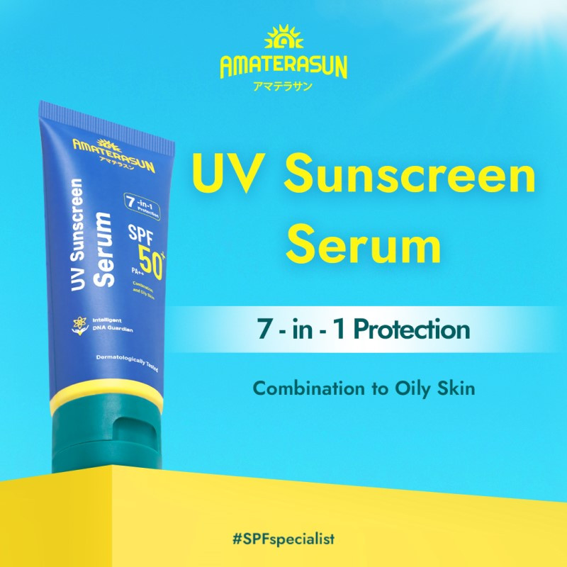 PROMO Amaterasun UV Sunscreen Serum SPF 50+ PA++ FREE ONGKIR