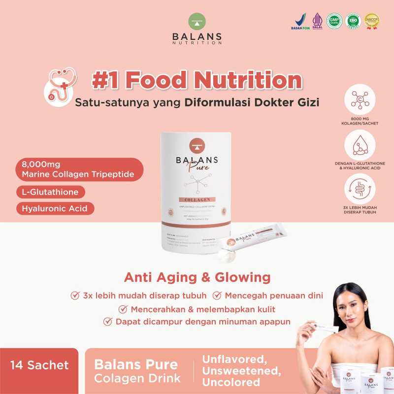 PROMO Balans Pure Collagen 14s FREE ONGKIR