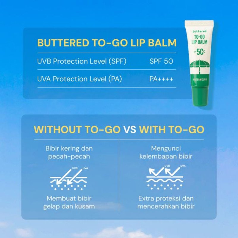 PROMO Buttered To Go Lip Balm FREE ONGKIR