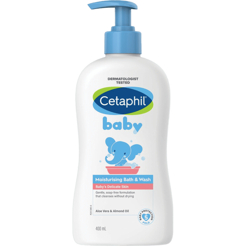 PROMO Cetaphil Baby Moist Bath & Wash 400ml FREE ONGKIR