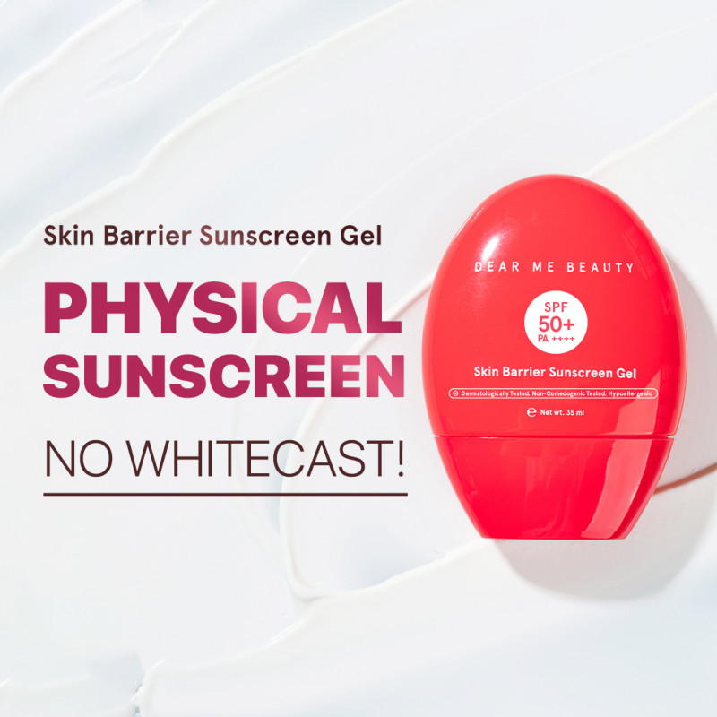 PROMO Dear Me Beauty [REAL SPF Certified] Skin Barrier Physical ...