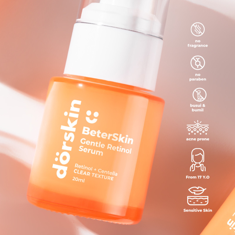PROMO Dorskin BeterSkin Gentle Retinol Serum FREE ONGKIR