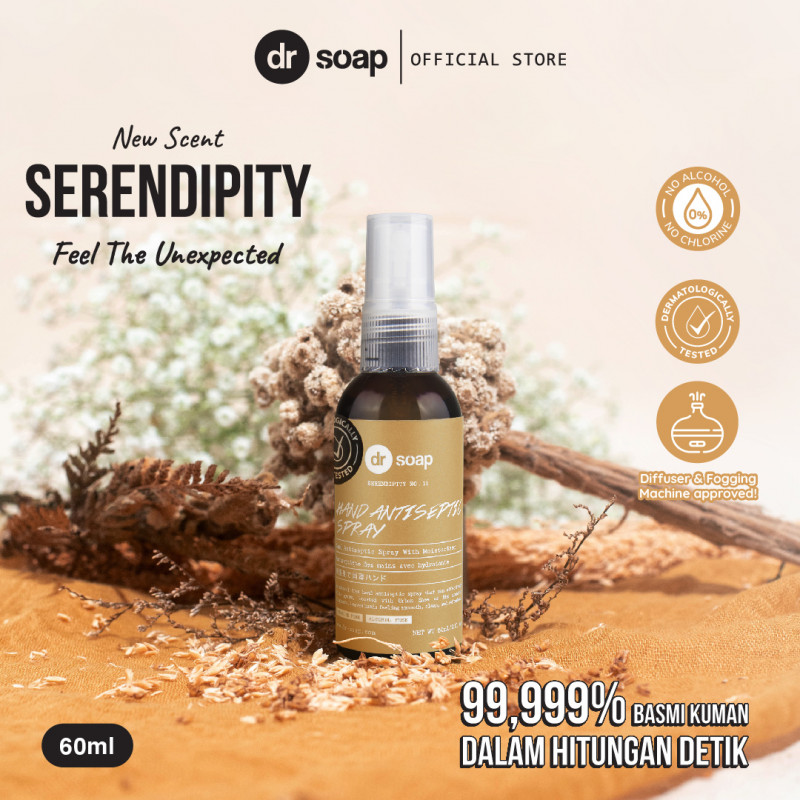 PROMO Dr Soap Hand Antiseptic Spray Serendipity FREE ONGKIR