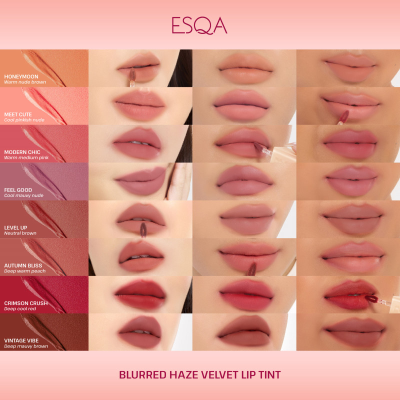 PROMO Esqa Blurred Haze Velvet Lip Tint FREE ONGKIR