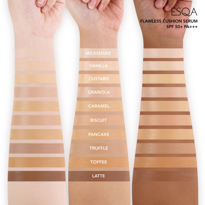 PROMO Esqa Flawless Cushion Serum SPF 50+ PA+++ FREE ONGKIR