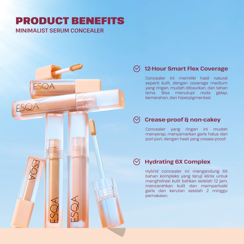PROMO Esqa Minimalist Serum Concealer FREE ONGKIR