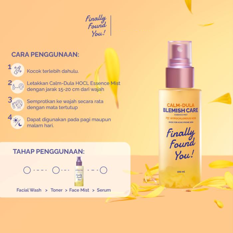 PROMO Finally Found You Calm-Dula Blemish Care Hocl Essence Mist 100Ml ...