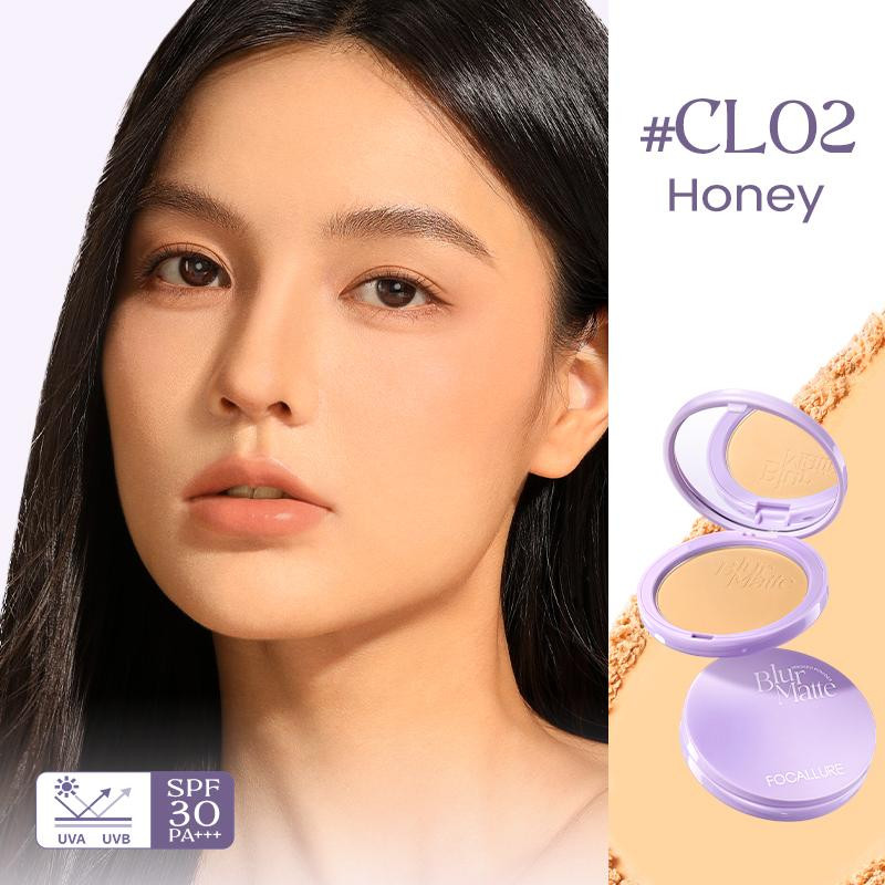 PROMO Focallure Blur Matte Pressed Powder FREE ONGKIR