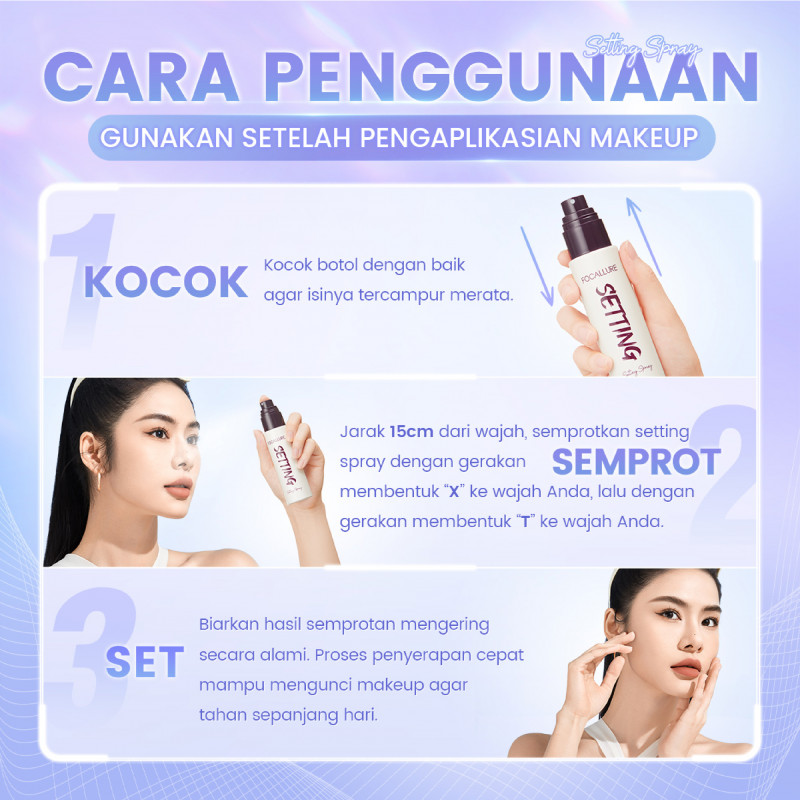 PROMO Focallure Flawless Long-Lasting Setting Spray FREE ONGKIR