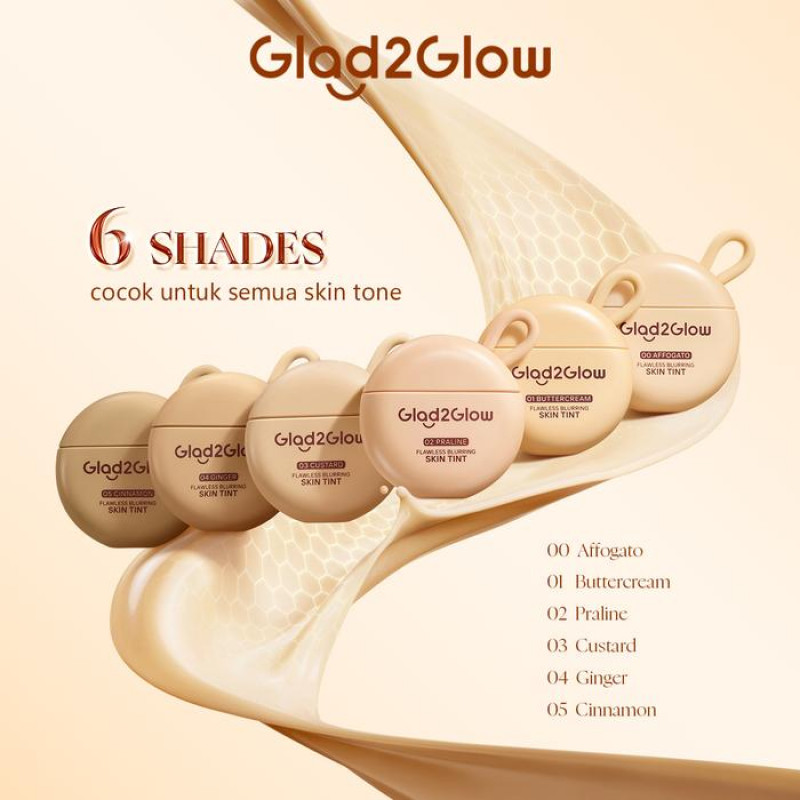 PROMO Glad2glow Flawless Blurring Skin Tint FREE ONGKIR