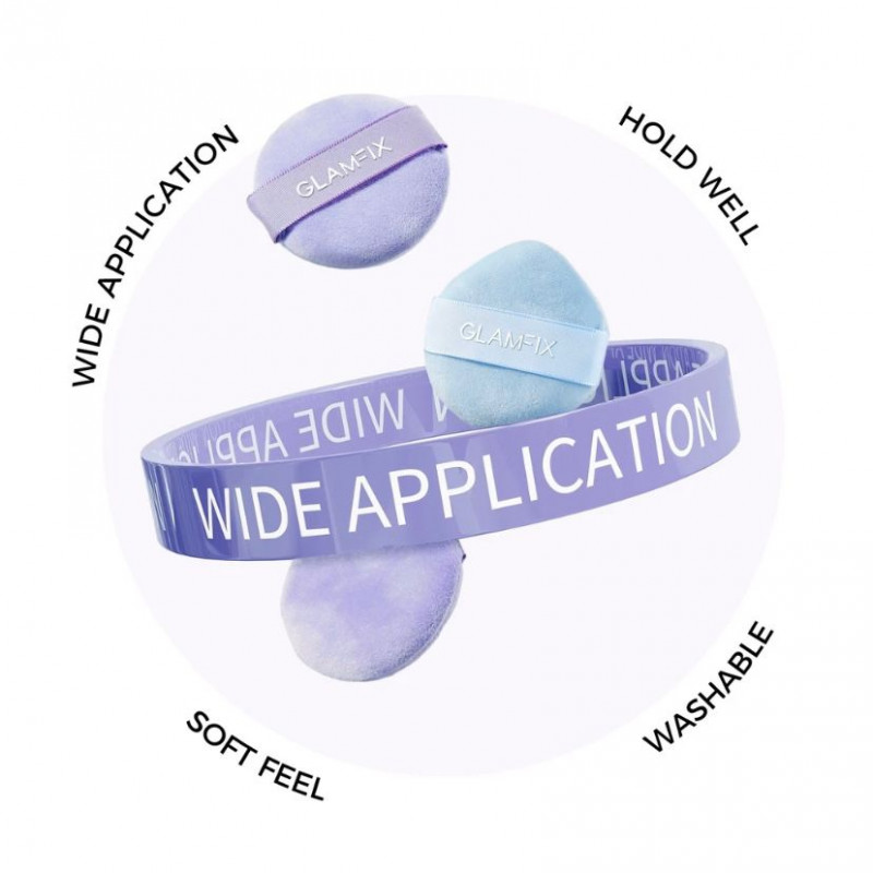 PROMO Glamfix Flawless Loose Powder Puff FREE ONGKIR