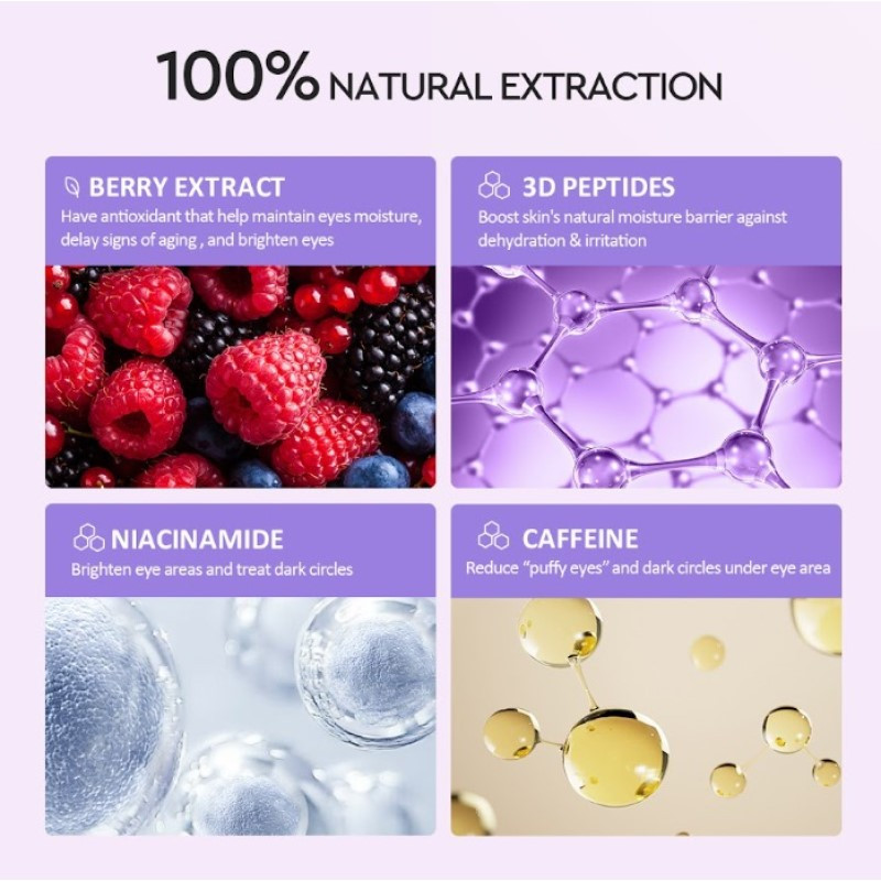 PROMO Glad2glow Berry Peptide Brightening Eye Cream FREE ONGKIR