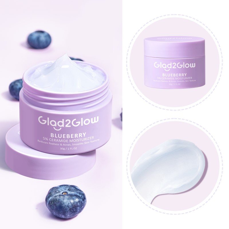PROMO Glad2glow Blueberry 5% Ceramide Moisturizer FREE ONGKIR