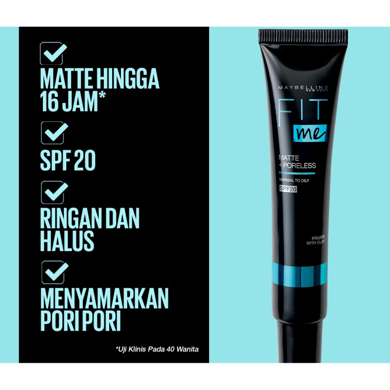 PROMO Maybelline Fit Me Matte and Poreless Primer FREE ONGKIR