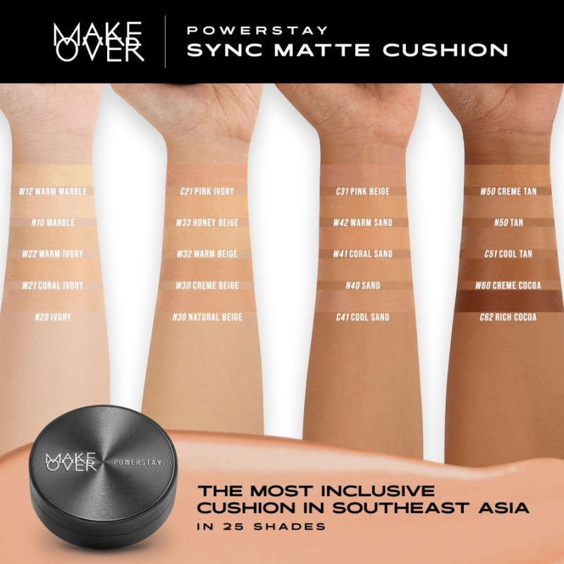PROMO Make Over Powerstay Sync Matte Cushion FREE ONGKIR