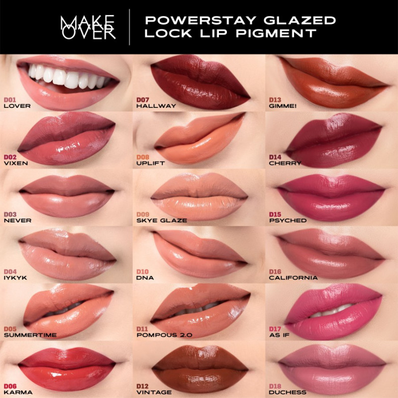 PROMO Make Over Powerstay Glazed Lock Lip Pigment 3 g FREE ONGKIR