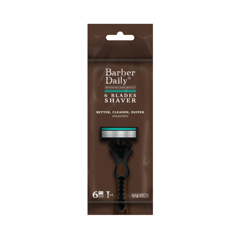 Promo Barber Daily Shaver Six Blade Razor FREE ONGKIR