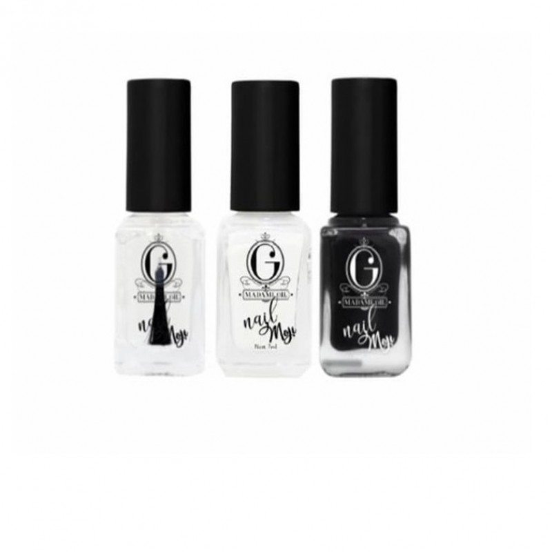 Jual Madame Gie N-Moji Monochrome Series 1 Set (Isi 6 botol) Termurah September 2024 | BeautyHaul