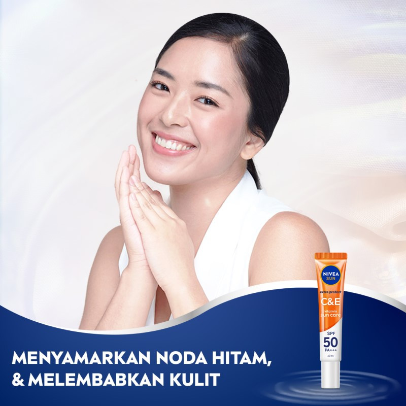 PROMO Nivea SUN Face Serum C&E SPF50 PA+++ FREE ONGKIR