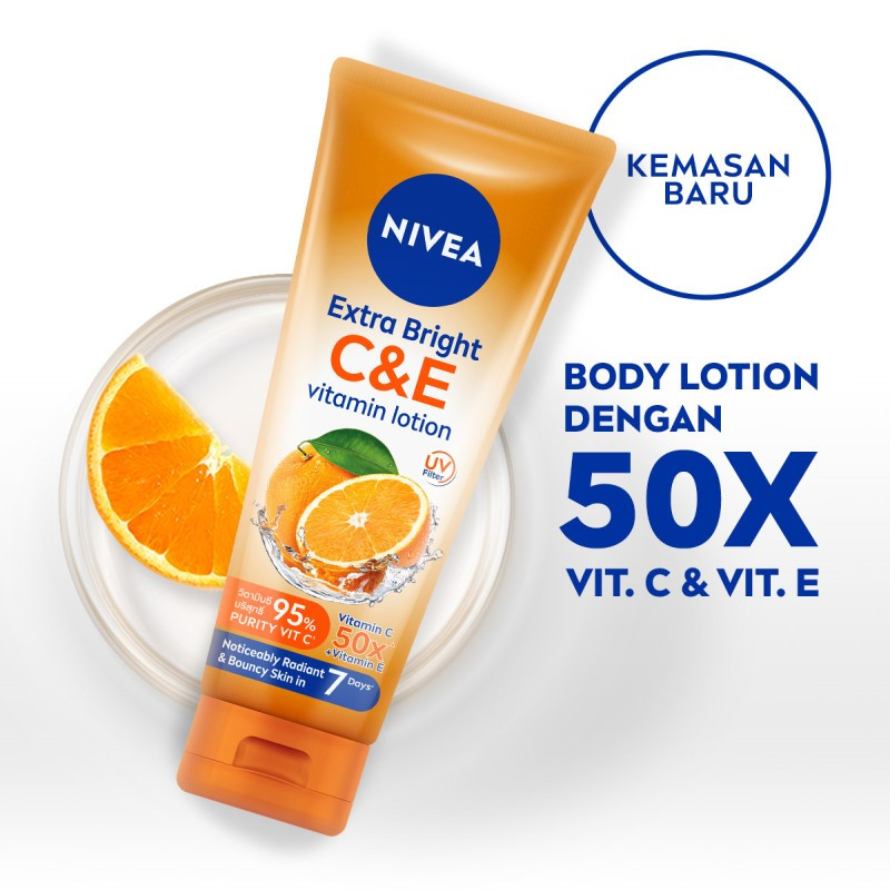 PROMO Nivea Extra Bright C&E Vitamin Body Lotion FREE ONGKIR