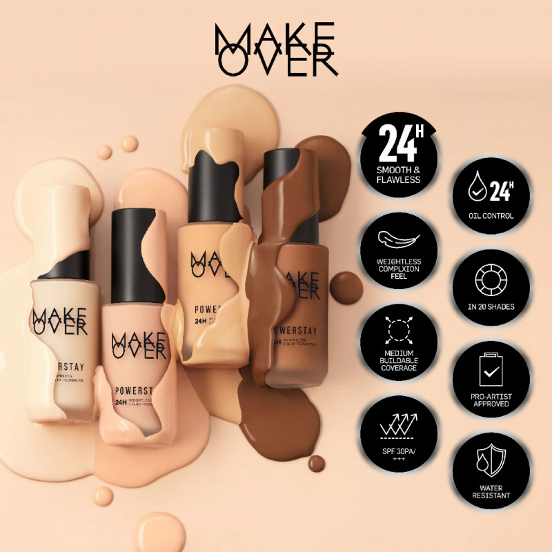 PROMO Make Over Powerstay Weightless Liquid Foundation - SALE FREE ONGKIR