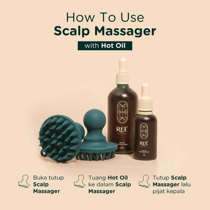 PROMO Ree Derma Scalp Massager FREE ONGKIR