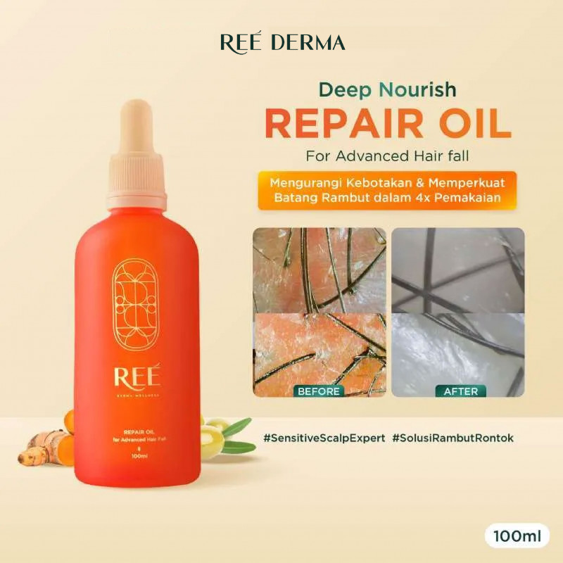 PROMO Ree Derma Deep Nourish Repair Hair Oil FREE ONGKIR