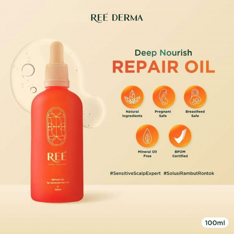 PROMO Ree Derma Deep Nourish Repair Hair Oil FREE ONGKIR