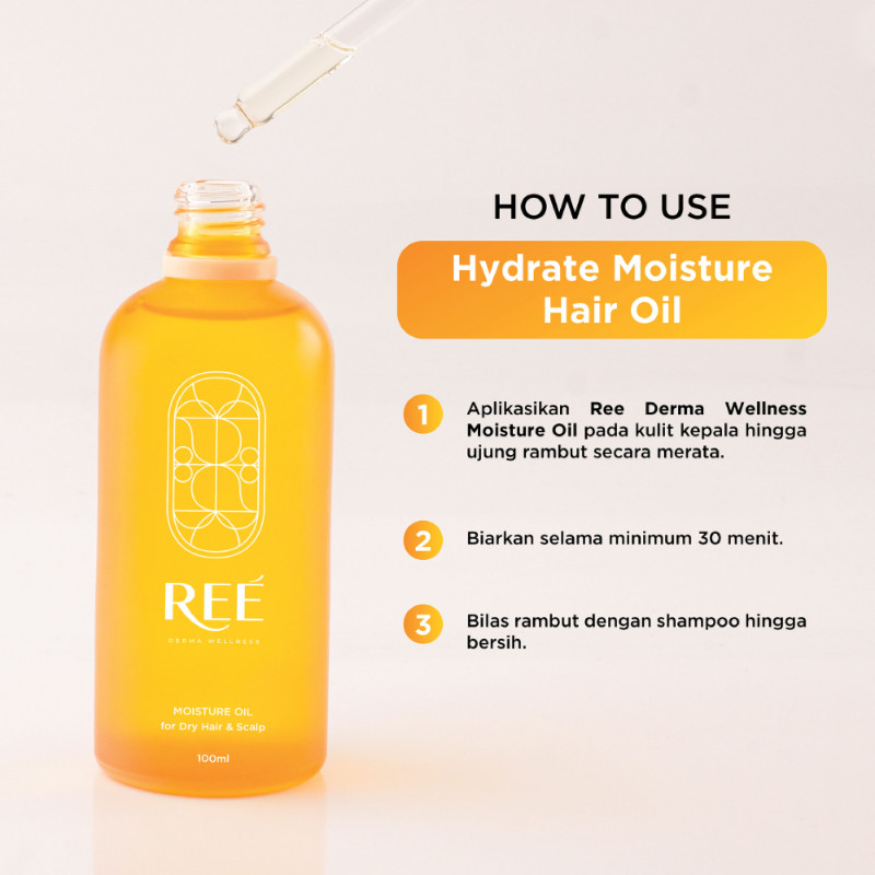 PROMO Ree Derma Hydrate Moisture Hair Oil FREE ONGKIR