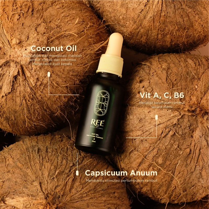 PROMO Ree Derma Hot Oil Hair & Scalp Treatment FREE ONGKIR