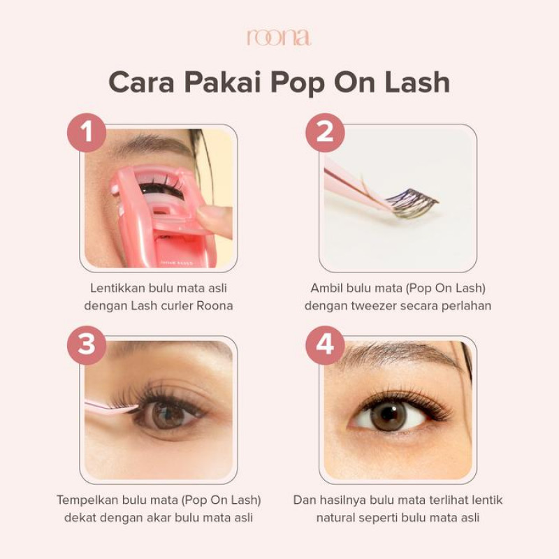 PROMO Roona Pop On Lash FREE ONGKIR