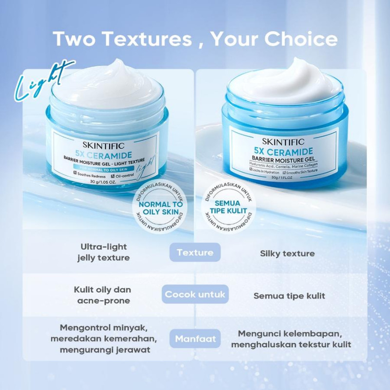 PROMO Skintific 5X-Ceramide Barrier Moisture Gel - Light Texture FREE ...
