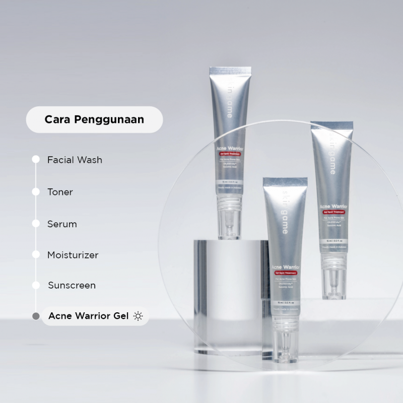PROMO Skin Game Acne Warrior Gel 15ml FREE ONGKIR