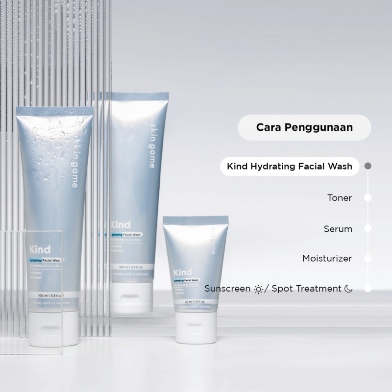 PROMO Skin Game Kind Hydrating Facial Wash 30ml FREE ONGKIR