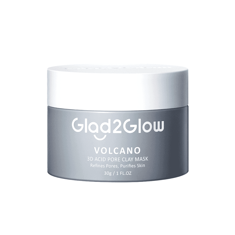 PROMO Glad2glow Volcano 3D Acid Pore Clay Mask FREE ONGKIR
