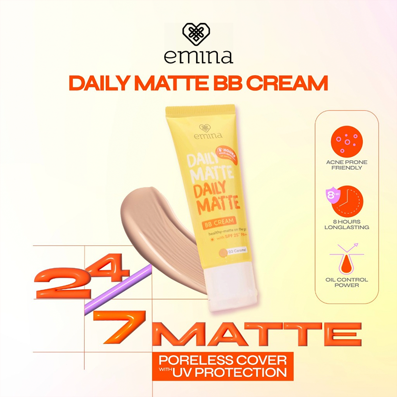 PROMO Emina Daily Matte BB Cream 16 g FREE ONGKIR