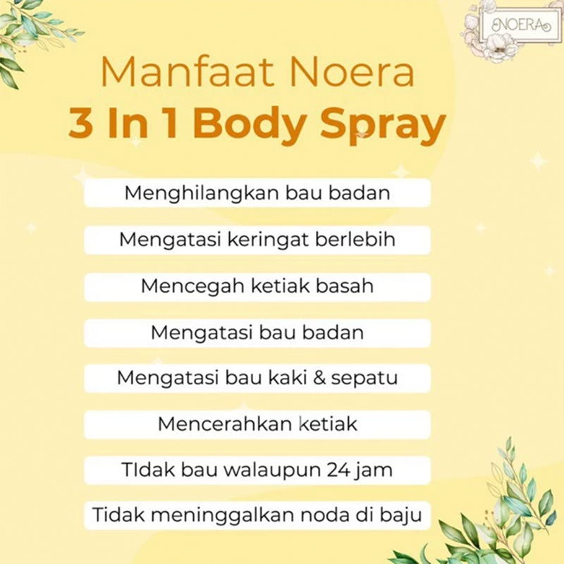 PROMO Noera BODY SPRAY FREE ONGKIR