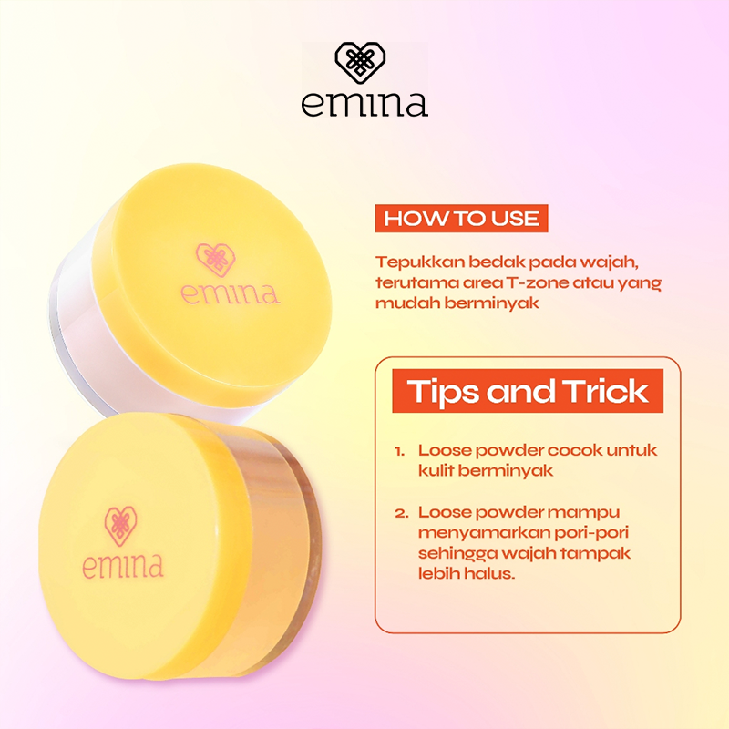 PROMO Emina Daily Matte Loose Powder 20 g FREE ONGKIR