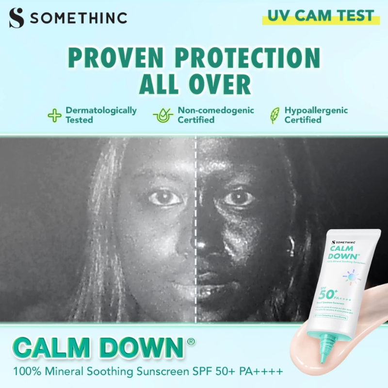 PROMO Somethinc Calm Down 100% Mineral Soothing Sunscreen SPF 50+ PA ...