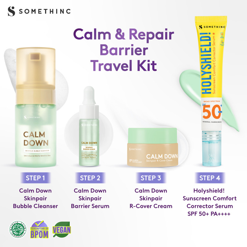 PROMO Somethinc Calm & Repair Barrier Travel Set FREE ONGKIR