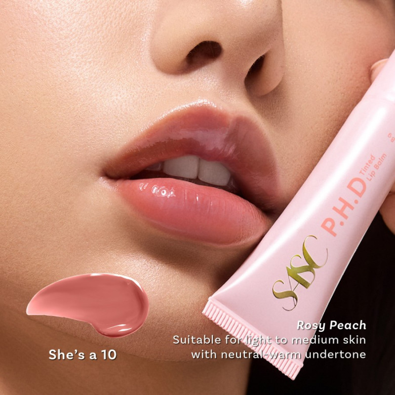 PROMO Sasc Peptide Hydra Daily Tinted Lip Balm FREE ONGKIR