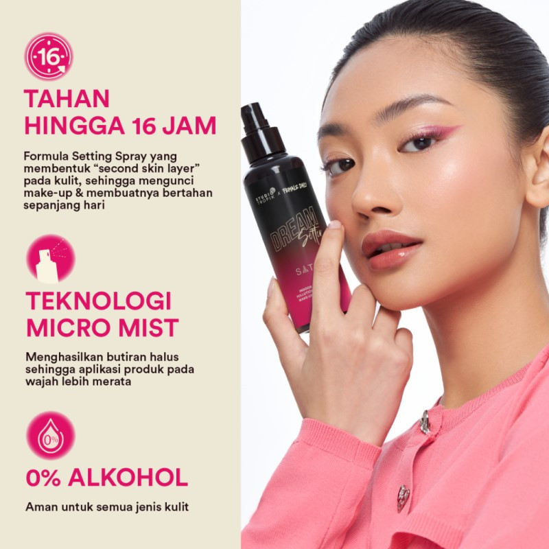PROMO Studio Tropik DreamSetter Satin Make-up Setting Spray FREE ONGKIR