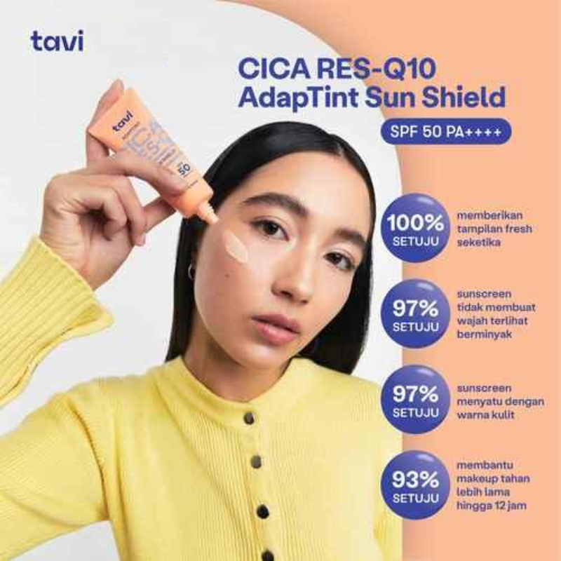 PROMO Tavi CICA RES-Q10 AdapTint Sun Shield FREE ONGKIR