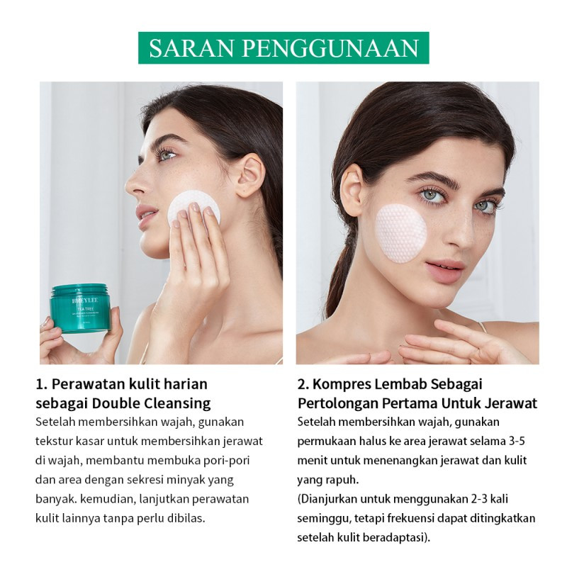 PROMO Breylee Tea Tree Salicylic Acid Cleansing Pad FREE ONGKIR