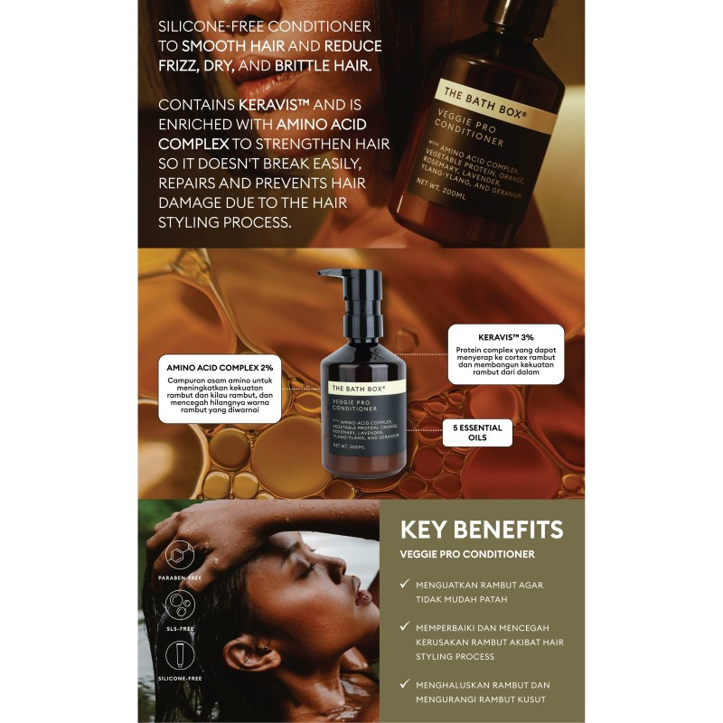 PROMO The Bath Box Veggie Pro Conditioner FREE ONGKIR