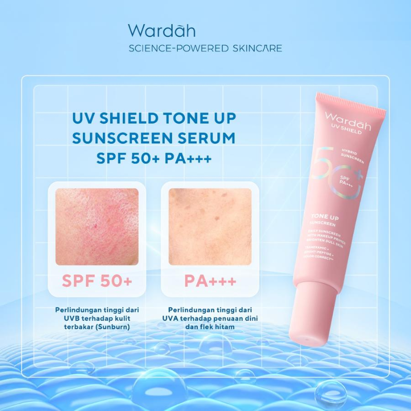 PROMO Wardah UV Shield Tone Up Sunscreen SPF 50+ PA+++ FREE ONGKIR