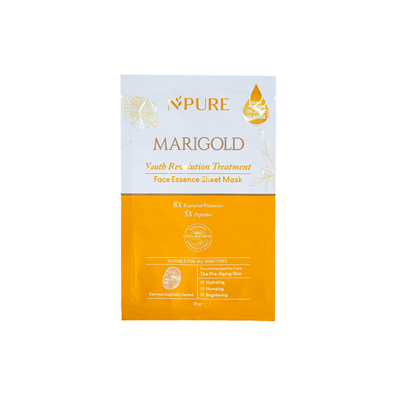 PROMO Npure Marigold Youth Revolution Sheet Mask FREE ONGKIR